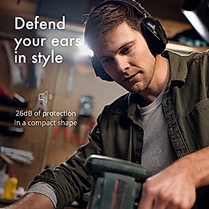 Alpine Defender Adult Earmuffs for Noise Reduction - Premium Noise Protection Headphones for Study, Focus, Work & Sensory Overload - Light-Weight Design - Adjustable Headband - All Day Comfort - 22dB