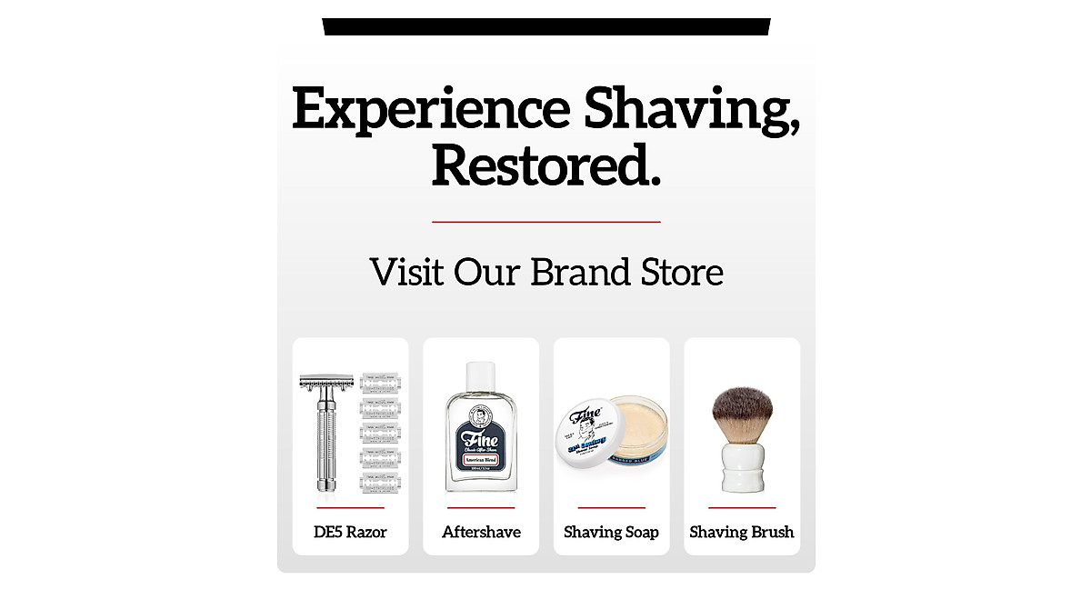 Mr. Fine Premium DE Safety Razor for Close, Comfortable Shave