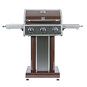 Kenmore 3 Burner Outdoor Patio Gas BBQ Propane Grill in, Mocha