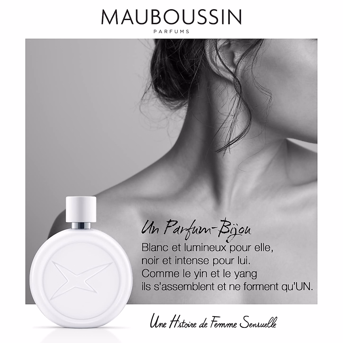 Mauboussin - Une Histoire de Femme Sensuelle 90ml (3 Fl Oz) - Eau de Parfum for Women - Floral, Musky & Gourmand Scents