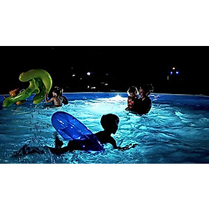 Nightlighter LED Aboveground Pool, 750 Lumens –Underwater Lighting, Easy to Install Under The Top Rail, ETL Listed, NL50, Grey