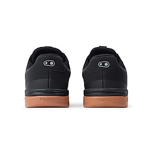 Crankbrothers Unisex Stamp Lace MTB Shoes, Black & Silver-Gum Outsole, 11 US Men