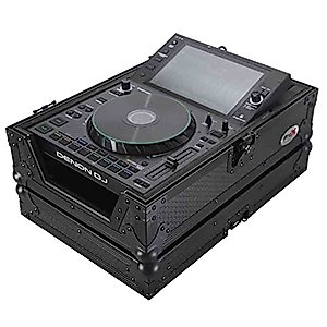 ProX XS-CDBL Flight Case for Pioneer CDJ-3000 DJS-1000 Denon SC6000 PRIME Large Format CD-Media Player Black on Black