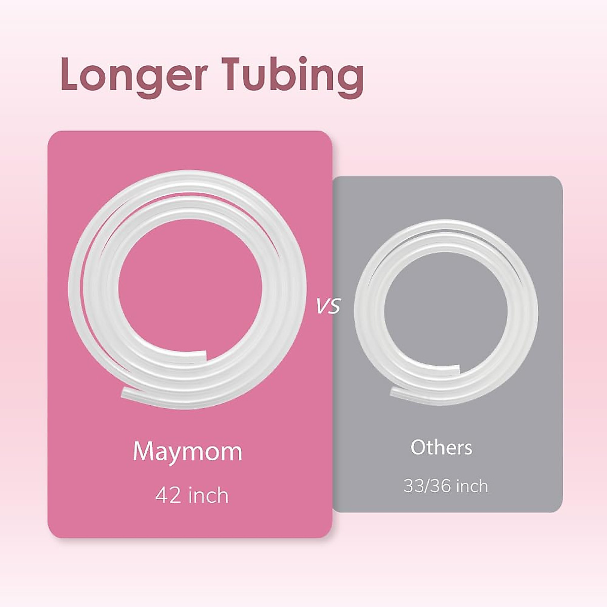Maymom Replacement Tubings Compatible with Spectra Replacement Pump Parts Spectra S1 Spectra S2 Spectra 9 Plus Tubes Longer Than Original Spectra Tubing