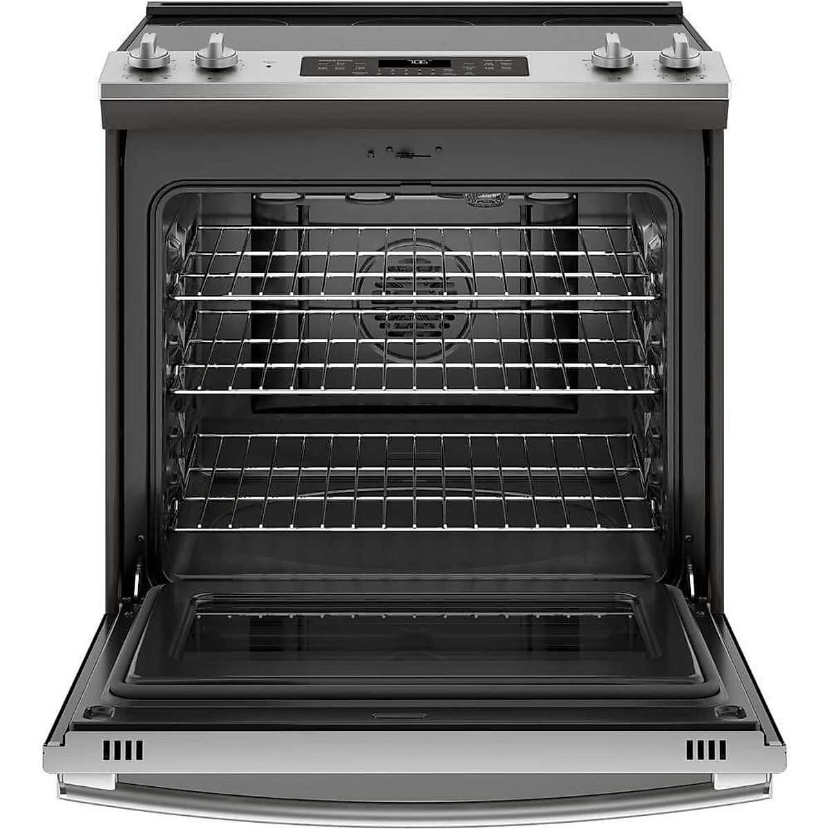 GE® 30" Slide-In Electric Convection Range with No Preheat Air Fry