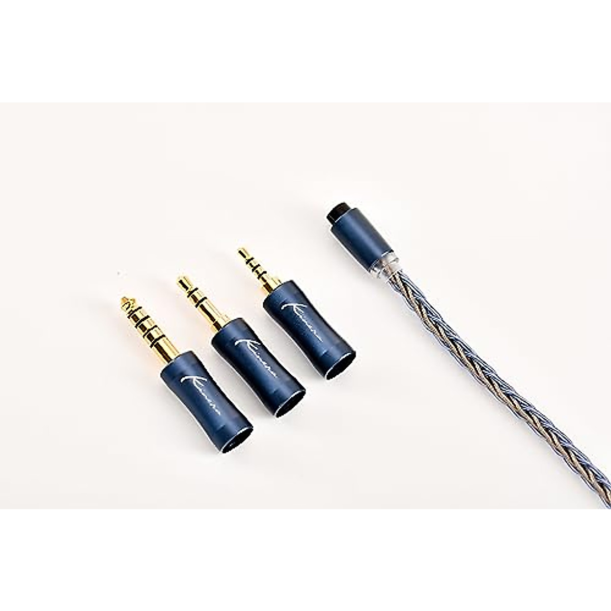 HiFiGo Kinera Ace 2.0 Modular Upgrade Earphone Cable, IEMs Replaceable 8-Strand Silver-Foil & Copper Alloy Wire Cable with 2.5mm/3.5mm/4.4mm Plug (0.78 2PIN)