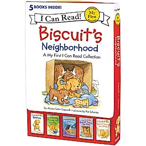 Biscuit's Neighborhood: 5 Fun-Filled Stories in 1 Box! (My First I Can Read)