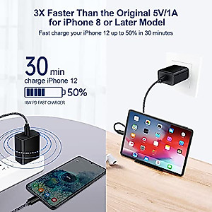CHLGoodP USB C Fast Charger for Samsung Galaxy S21 S20 Note 21 20 S10+ A02S A42 A72 A52 A32 A12 A41 A71 A51 A11 S10E A10E, Quick Charge Wall Block, 30W PD Car Charger, Charging Type to Cable, Black