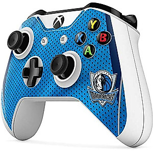 Skinit Decal Gaming Skin Compatible with Xbox One S Controller - Officially Licensed NBA Dallas Mavericks Jersey Design