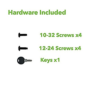 NavePoint Server Cabinet Case 19 Inch Rack Mount DJ Locking Lockable Deep Drawer with Key 4U