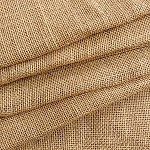 AK TRADING CO. 60-Inches Wide Natural Jute Burlap Fabric Rolls - 100 Yards