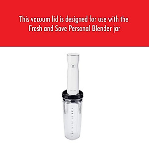ZWILLING Enfinigy Vacuum Lidfor Personal Blender Jar - Black