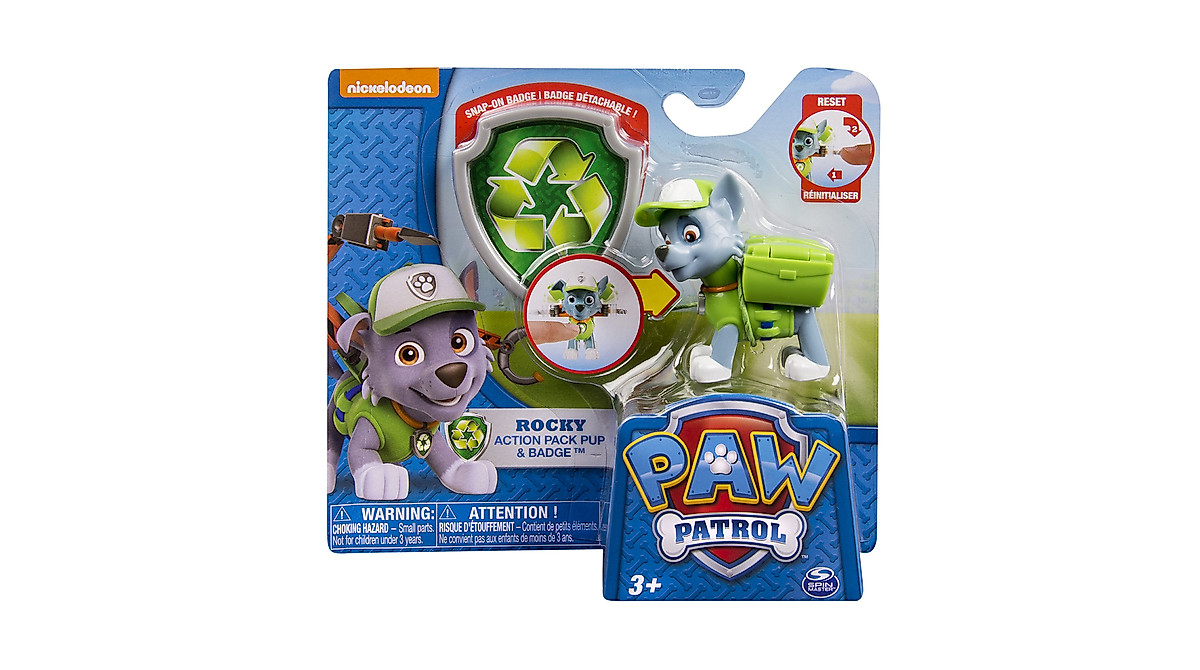 Paw Patrol Action Pack Pup Rocky - Transform & Play!