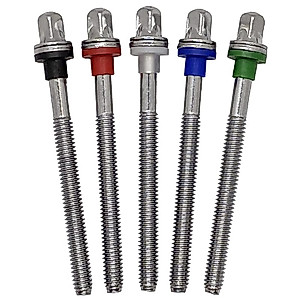 Danmar 100 Pack Nylon Tension Rod Washers - Silver