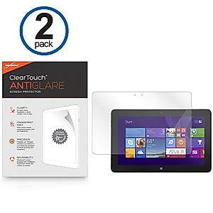 BoxWave Screen Protector Compatible With Dell Venue Pro 11 - ClearTouch Anti-Glare (2-Pack), Anti-Fingerprint Matte Film Skin for Dell Venue Pro 11