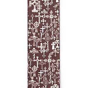 D'Addario Accessories Locking Guitar Strap - Guitar Accessories - Electric Guitar Strap, Acoustic Guitar Strap, Acoustic Electric Guitar Strap & Bass Guitar Strap - Alchemy - Gothic Cross