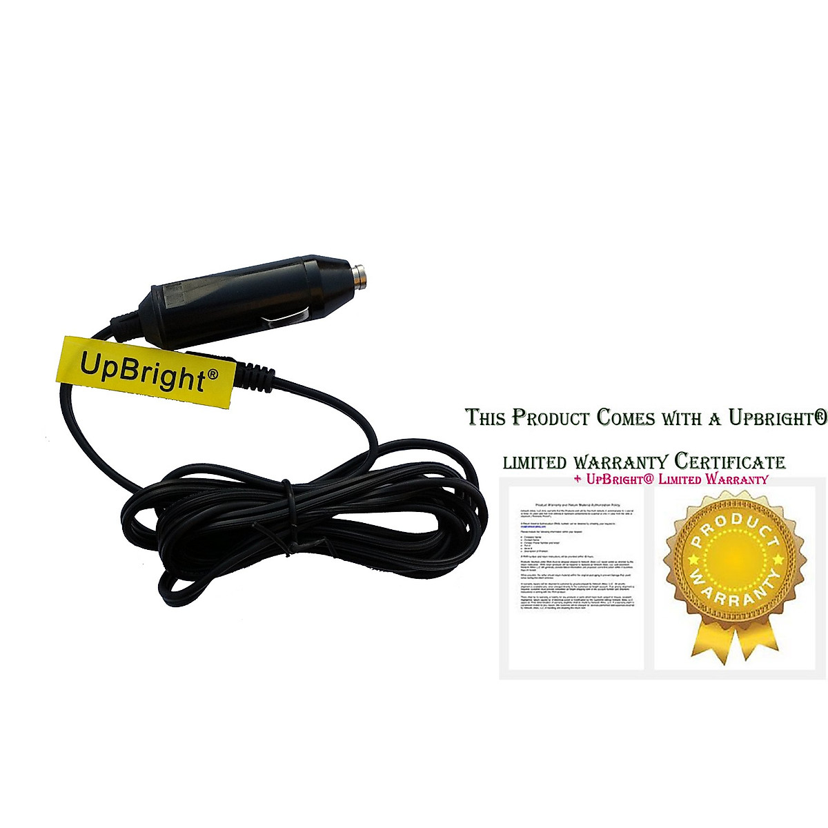 UpBright Car 12V DC Adapter Compatible with Portable Oxygen O2 Mobile O 2 02 Concentrator Generator Invacare POC1-140 12Volt 12VDC DC12V Auto Cigarette Lighter Plug Power Supply Cord Battery Charger