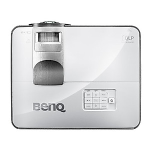 BenQ MW814ST 2500 Lumen WXGA Short Throw 3D DLP Projector,Black/silver