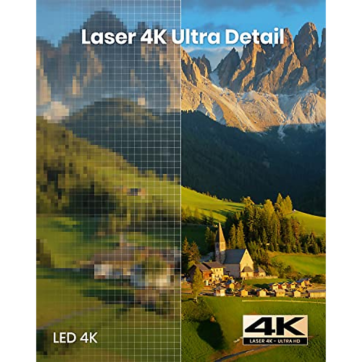 Anker NEBULA Cosmos Laser 4K Projector, Android TV 10.0 Movie Laser Projector with 30W Speakers, Auto Keystone Screen Adaption Home Theater Projector with Portable Laser Technology