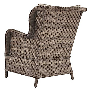 Signature Design by Ashley Clear Ridge Outdoor Handwoven Wicker Cushioned Lounge Chair 2 Count, Light Brown