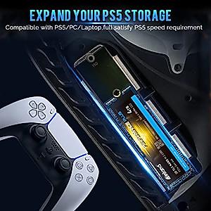 INLAND 4TB Performance Plus NVMe Internal Gaming SSD Solid State Drive Optimized for PS5 - Gen4 PCIe, M.2 2280, DRAM Cache, 176-Layer TLC 3D NAND Flash, Up to 7200MB/s