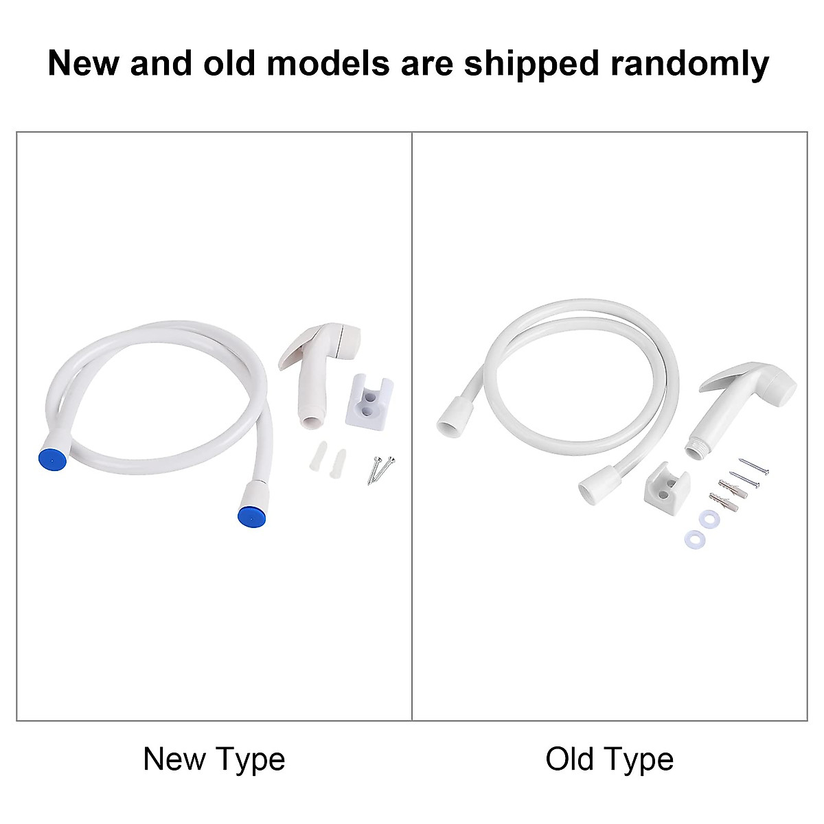 Toilet Bidet, Bathroom Bidet Toilet Wall Mounted Shower 38.2inch Pipe Handheld Bidet Spray Sprayer Sprayer Shattaf Kit, Body Cleaner Tool, for Bathroom Toilet