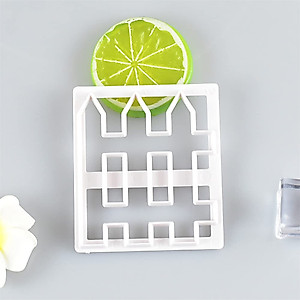 Mold Creative Cube Cake Fence Mold DIY Baking Decoration Tool Mold For Fondant Glue Clay Cake Border Decoration Food Grade Plastic