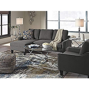 Signature Design by Ashley Jarreau Contemporary Sofa Chaise Sleeper Chofa, Gray