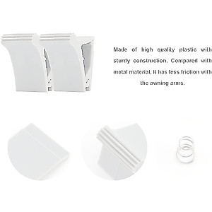 DUODUO for Trailer RV Camper A&E Awning Slider Catch Kit Package 830472P002 830472002