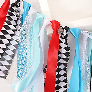 Alice in Wonderland One High Chair Banner - Alice in Wonderland Birthday Party Decorations，Alice Wonderland First Birthday High Chair Banner Girl，1st Birthday Girl Decoration，Highchair Banner 1st Birthday Girl，onederland 1st Birthday Girl One High Cha