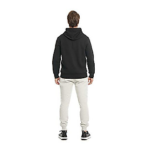 Hurley Men's Boxed Logo Fleece Pullover Hoodie, Black, Medium