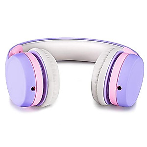 NENOS Kids Headphones Children’s Headphones for Kids Toddler Headphones Limited Volume (Lavender)