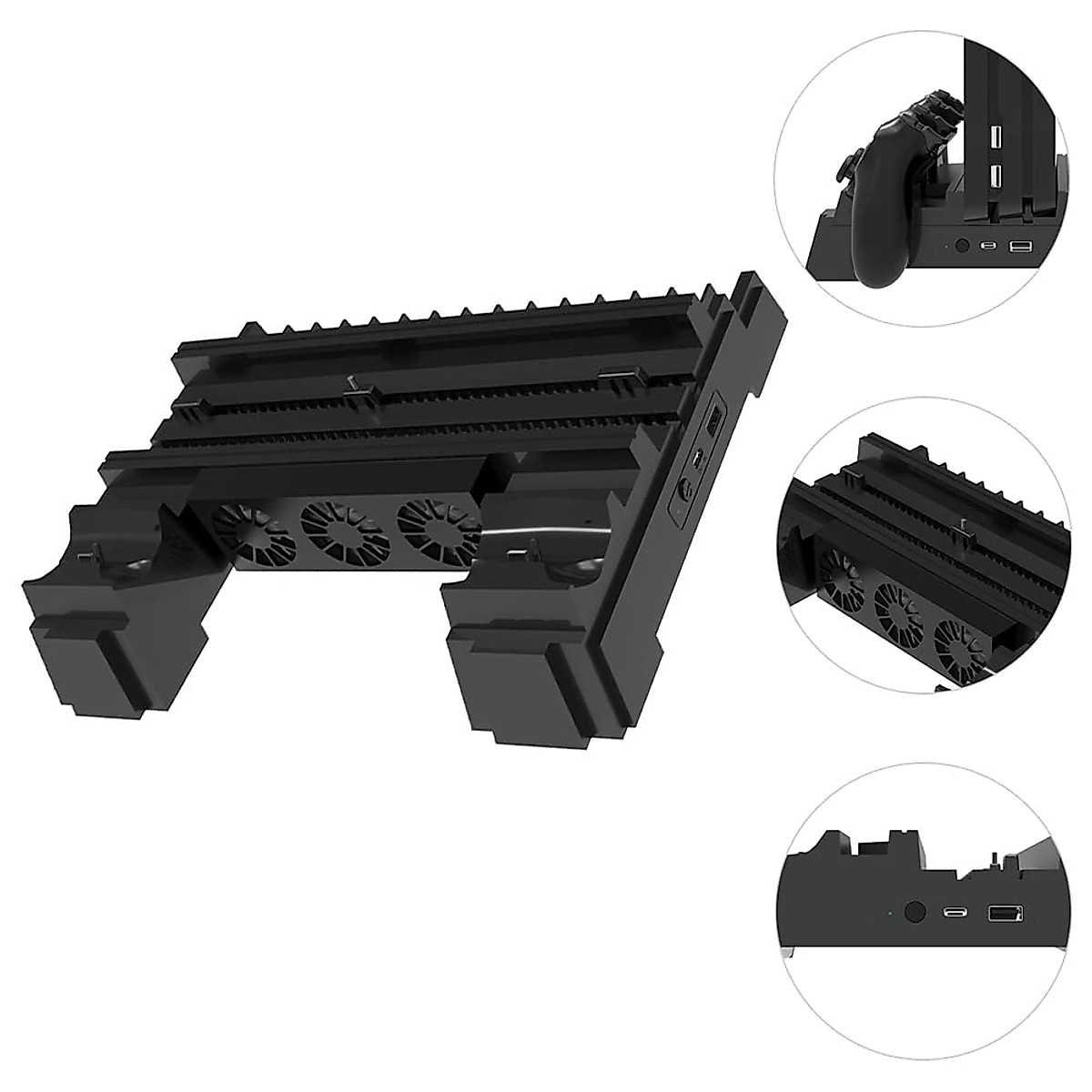 Multifunctional Base Portable Charger Desktop Charging Station Charging Base Charging Dock Fast Charging Station Stand Controller Charger Dock Game Controller Charger