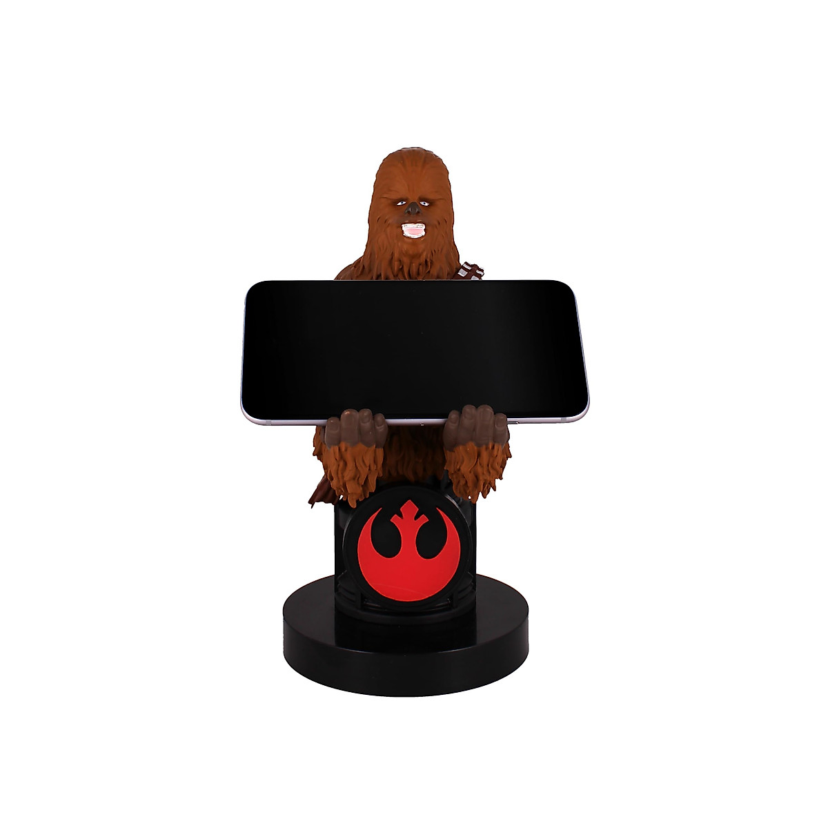 Exquisite Gaming: Star Wars: Chewbacca - Original Mobile Phone & Gaming Controller Holder, Device Stand, Cable Guys, Licensed Figure