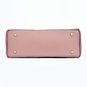 Hobo Bags for Women Leather Embossed Pink Large Crossbody Bag Womens Casual Hobo Purses and Handbags Tote Shoulder Bags