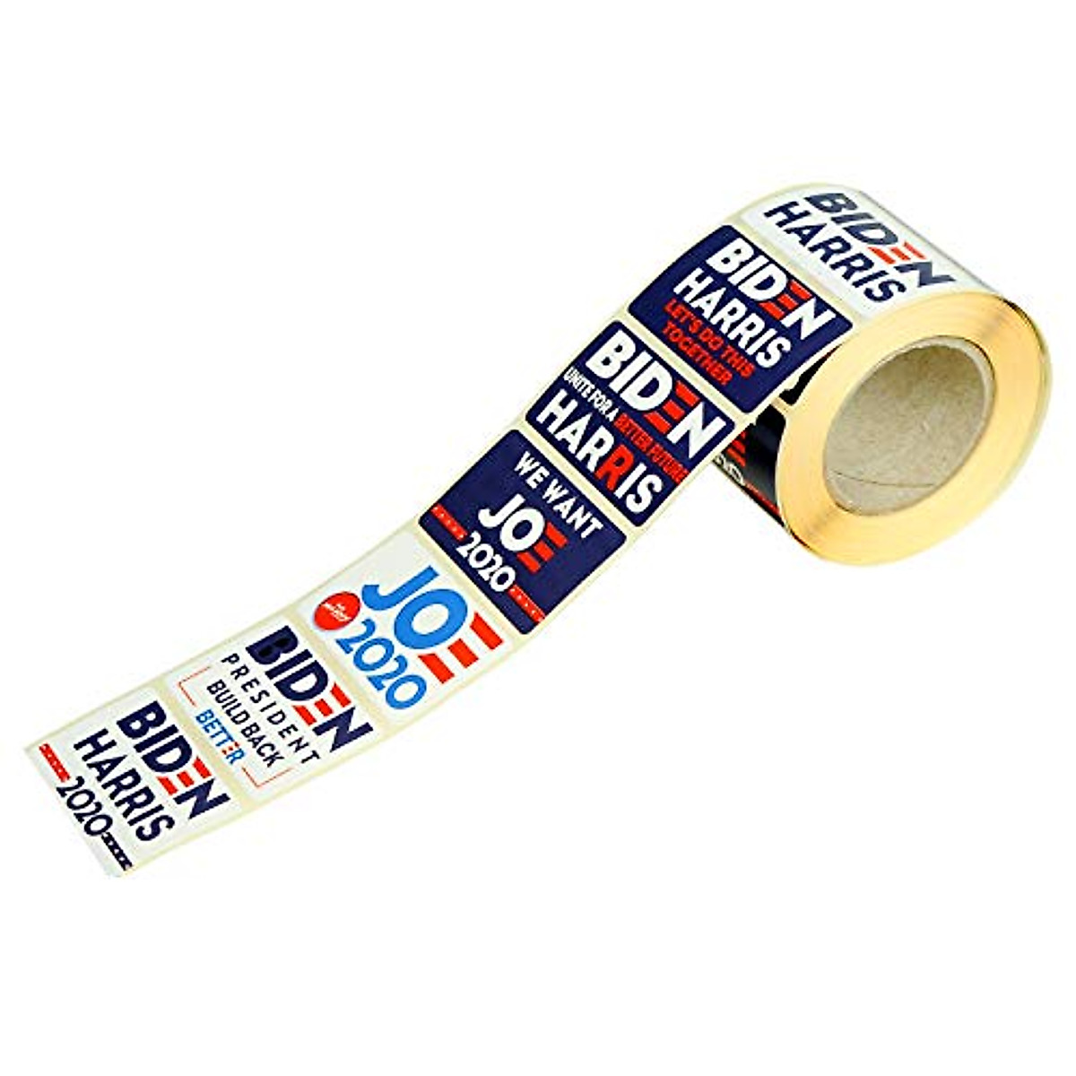 Biden Harris 2020 500 Pcs Role Stickers - 8 Patterns Biden Harris Sticker - Joe Biden Sticker -Kamala Harris Sticker for car Stickers, Bumper Stickers, Bags, Windows- No Malarkey