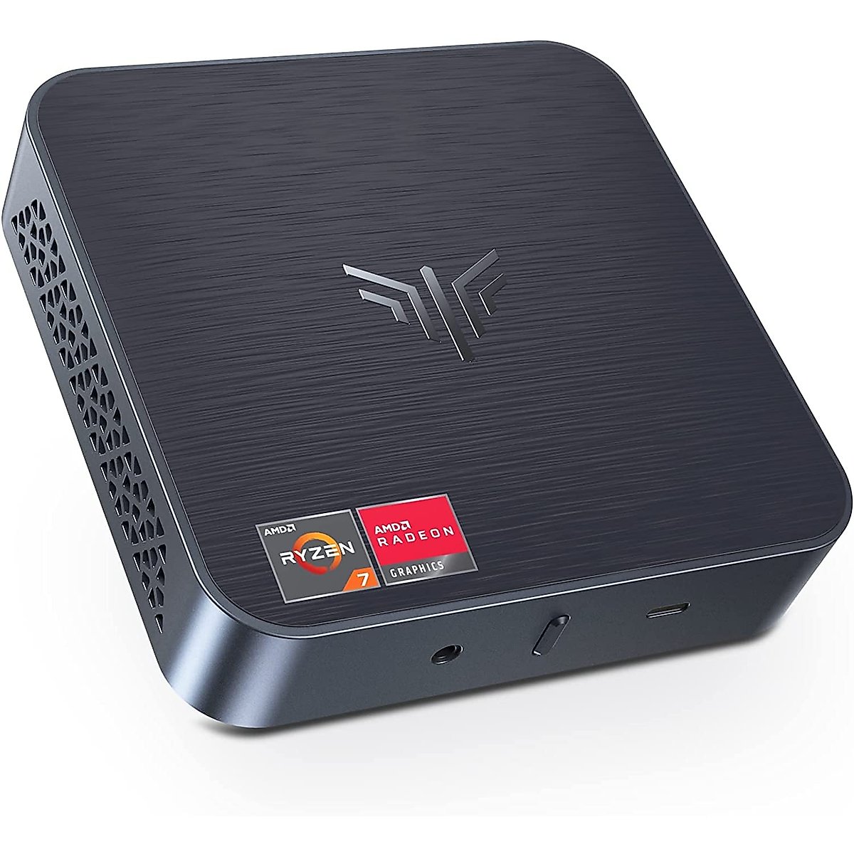 KAMRUI Thin Client Mini PC AMD 4-Core Ryzen 7 3750H Radeon RX Vega 10 Graphics 16GB DDR4 RAM 1TB NVMe SSD WiFi AC BT 4K HDMI DisplayPort USB-C RJ-45 Windows 11 Pro
