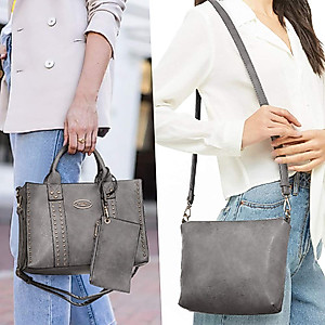 Dasein 3PCS Purses for Women Tote Purse and Handbag Top Handle Satchel Bags, Wallet, Purse Set Hobo Bag