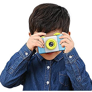 GIENEX Kids Camera Digital Cam for Girls Rechargeable Child Video Recorder with 16GB SD Card 12MP HD 1080P 2 Inch Screen for 3-12 Year Old Boys Toddler