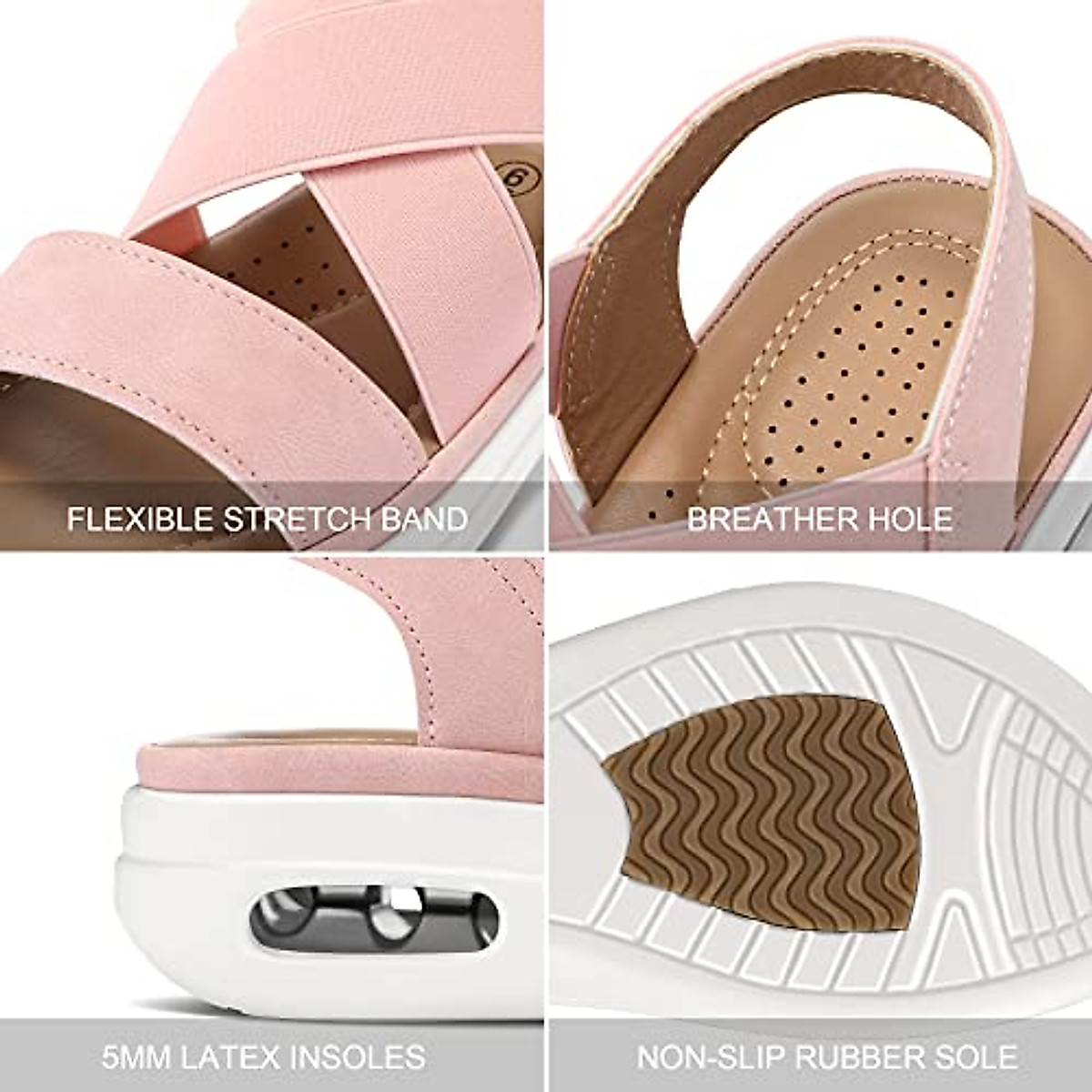 mysoft Women's Air Cushion Sandals