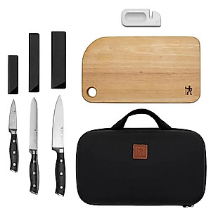 HENCKELS Forged Accent 6-pc Travel Knife Set,Black