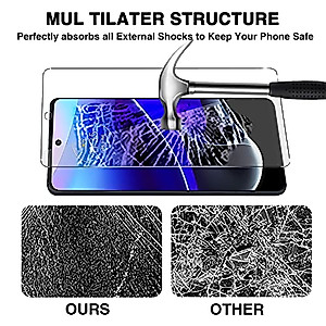 Foneskream [3+2 Pack] Compatible for Motorola Moto G Stylus 2022 Screen Protector + Camera Protector Tempered Glass (5G 6.8 inch) Case Friendly