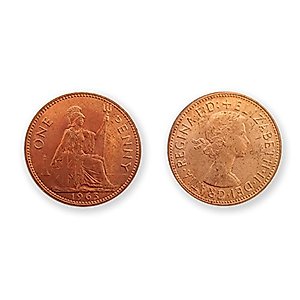 Stampbank Coins for Collectors - 1963 British Penny / Uncirculated / Collectable Condition / one Pence / 1p