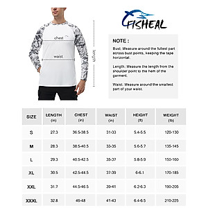 FISHEAL UPF 50+ UV Sun Protection with Zip Pocket - Fishing Shirts for Men Long Sleeve Mesh Sides Performance Shirt