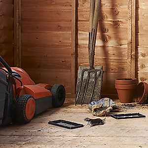 BLACK+DECKER Mouse Trap & Mouse Traps Indoor for Home- Heavy- Duty Rat Trap- Sticky Snake Trap- 12 Pre-Baited Glue Traps for Rodents, Insects, Spiders & Other Vermin