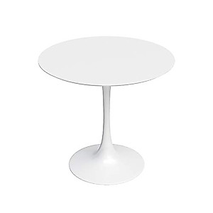 Jamesdar Kurv 3-Piece Café Dining Set, White/Natural