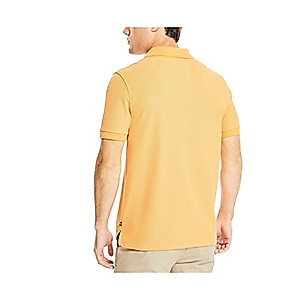 Nautica Men's Sustainably Crafted Classic Fit Deck Polo,Melon Sugar,L