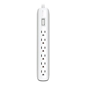 360 Electrical 360310 Villa 6 Outlet Power Strip, 3'