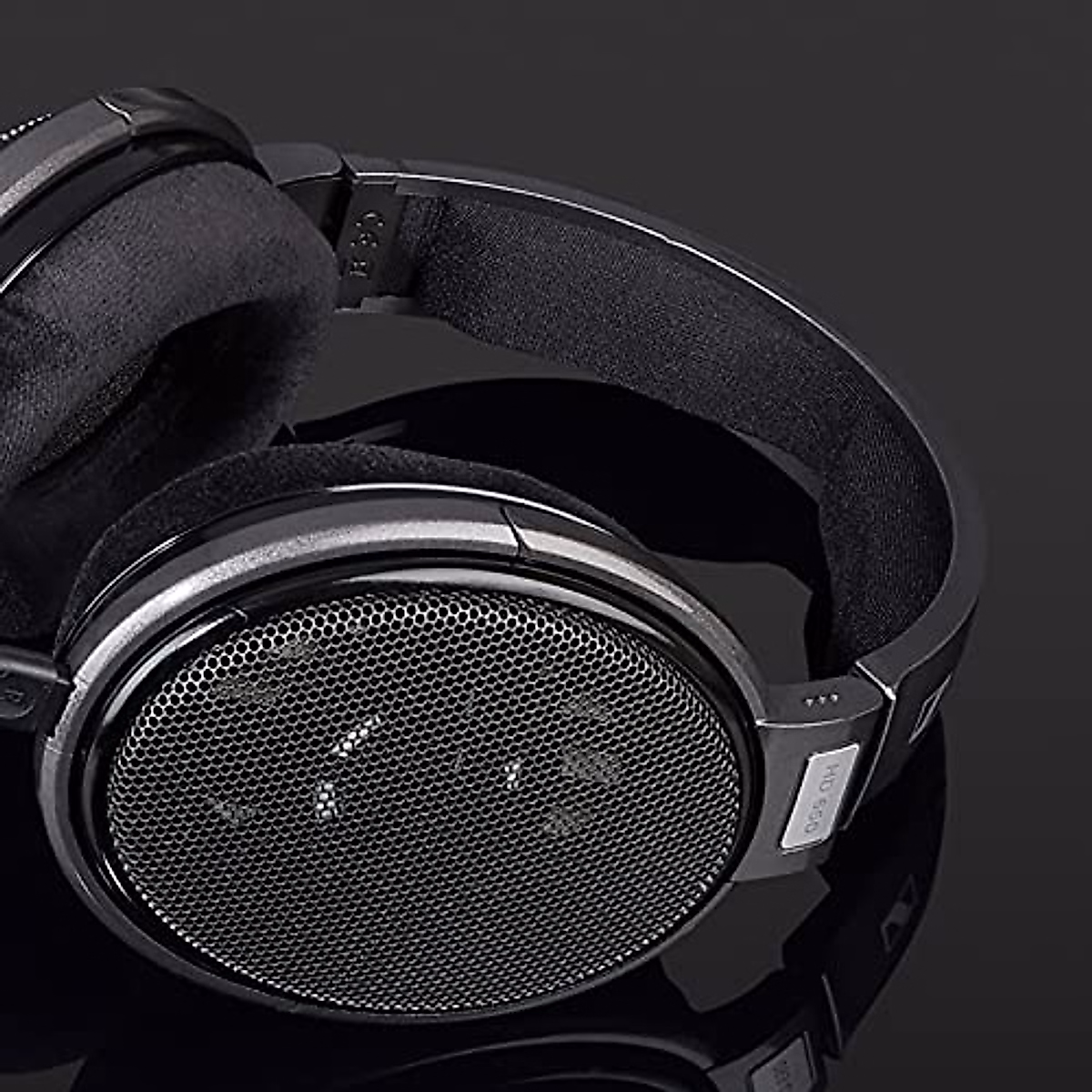 Geekria Mesh Fabric Headband Pad Compatible with Sennheiser HD650, HD660 S, HD 660S2 Headphone Replacement Headband/Headband Cushion/Replacement Pad Repair Parts (Black).