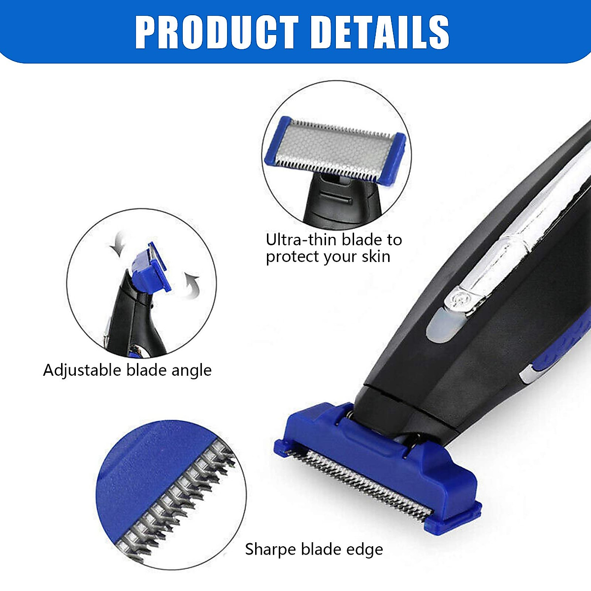 Shaver Replacement Head 6PCS Compatible With Microtouch Solo 2PCS Shaver Clean Brush With Box (6PCS)